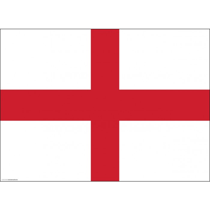 Nationalflagge ENGLAND PLATZSET von tischsetmacher.de - tischsetmacher.de
